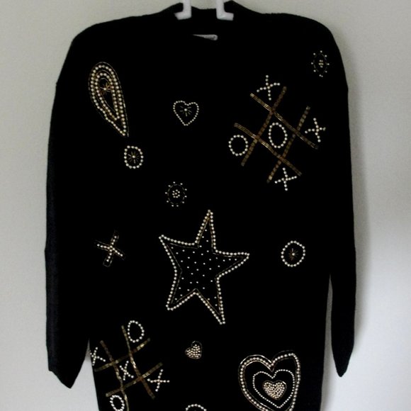 Victoria Jones Woman | Sweaters | Victoria Jones Vntg Oversized Tic Tac ...